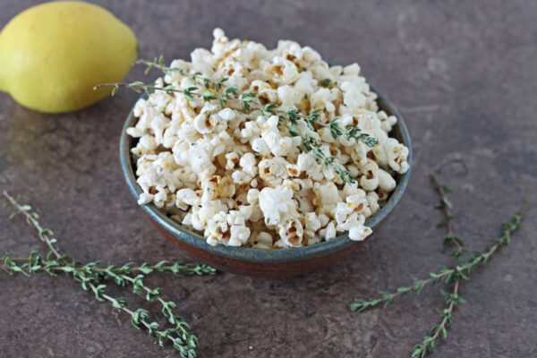 Lemon Thyme Popcorn - Recipe Runner