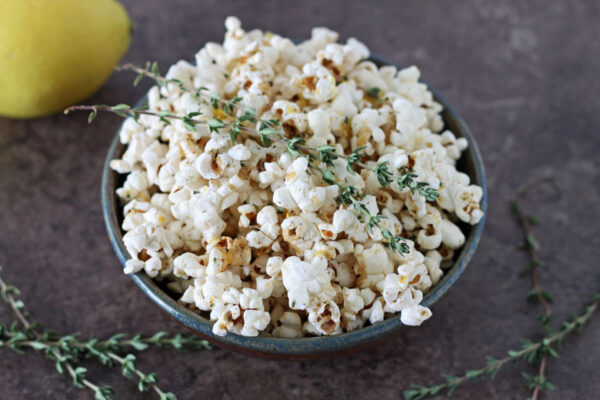 Lemon Thyme Popcorn - Recipe Runner