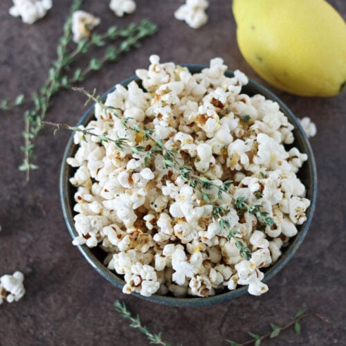Lemon Thyme Popcorn - Recipe Runner