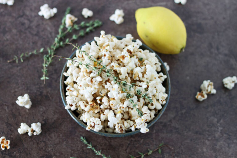 Lemon Thyme Popcorn - Recipe Runner