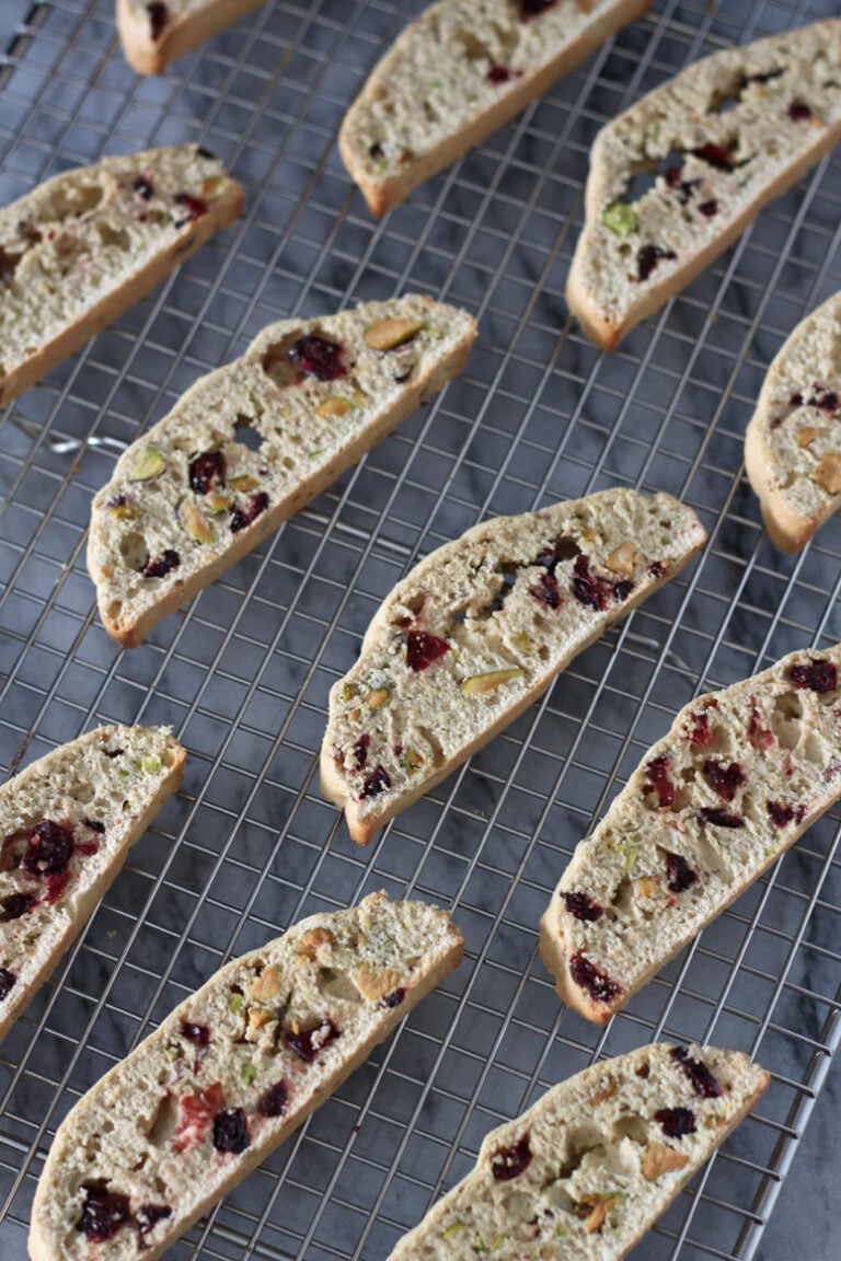 Cranberry Pistachio Biscotti - Recipe Runner