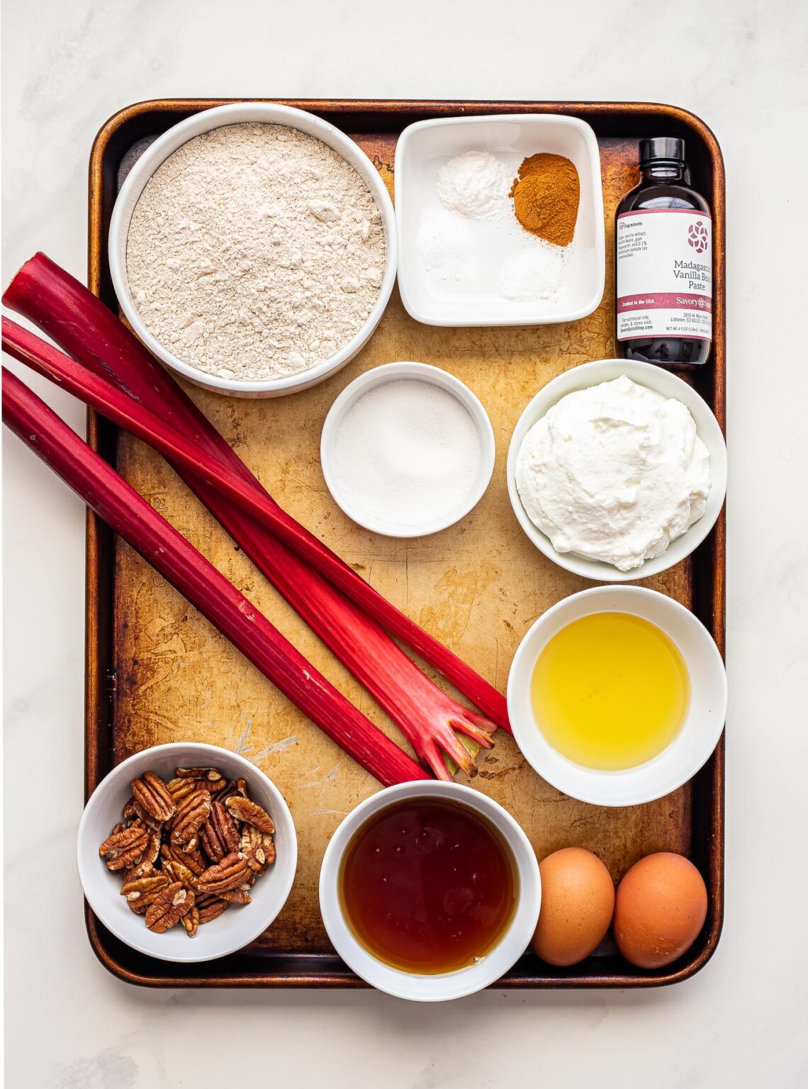 Rhubarb Pecan Muffins - Recipe Runner