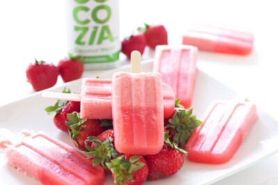 Strawberry Coconut Water Popsicles - Recipe Runner