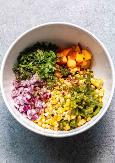 Peach Green Chile Corn Salsa - Recipe Runner