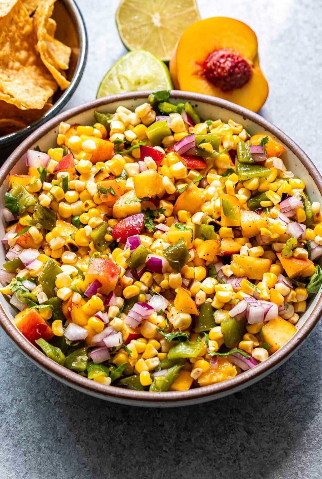 Peach Green Chile Corn Salsa - Recipe Runner
