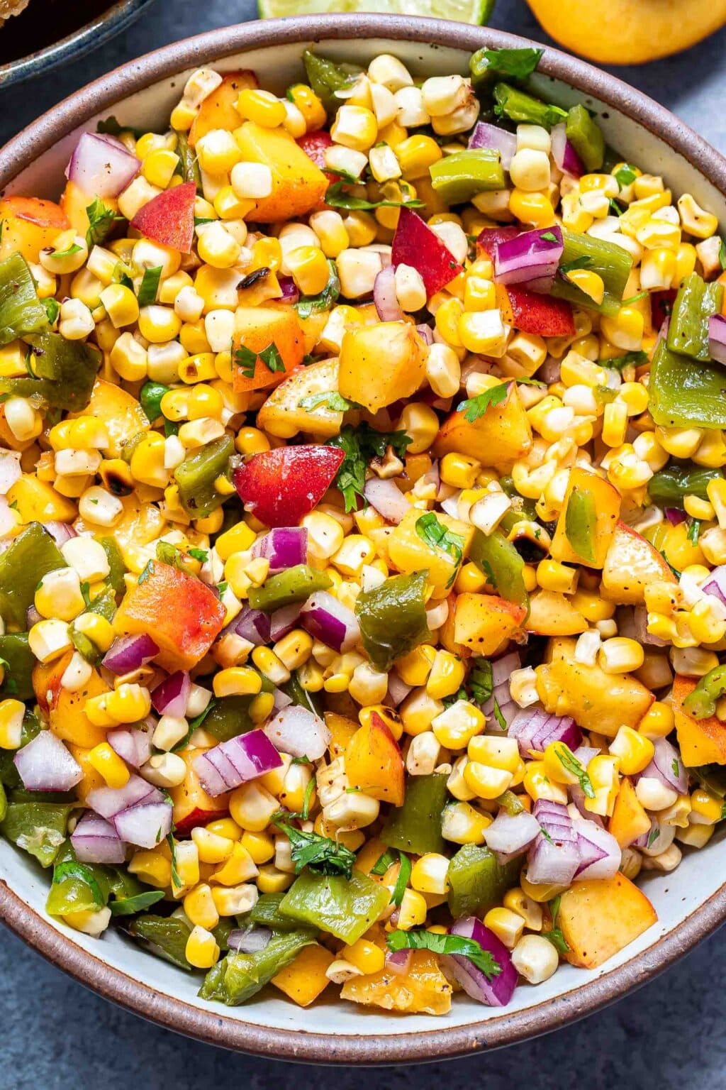 Peach Green Chile Corn Salsa - Recipe Runner