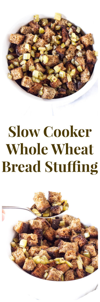 Slow Cooker Whole Wheat Bread Stuffing - Recipe Runner