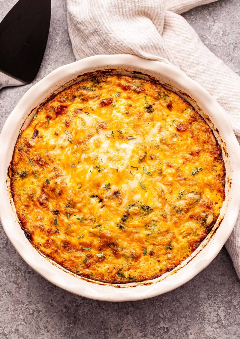 Crustless Vegetable Quiche - Recipe Runner