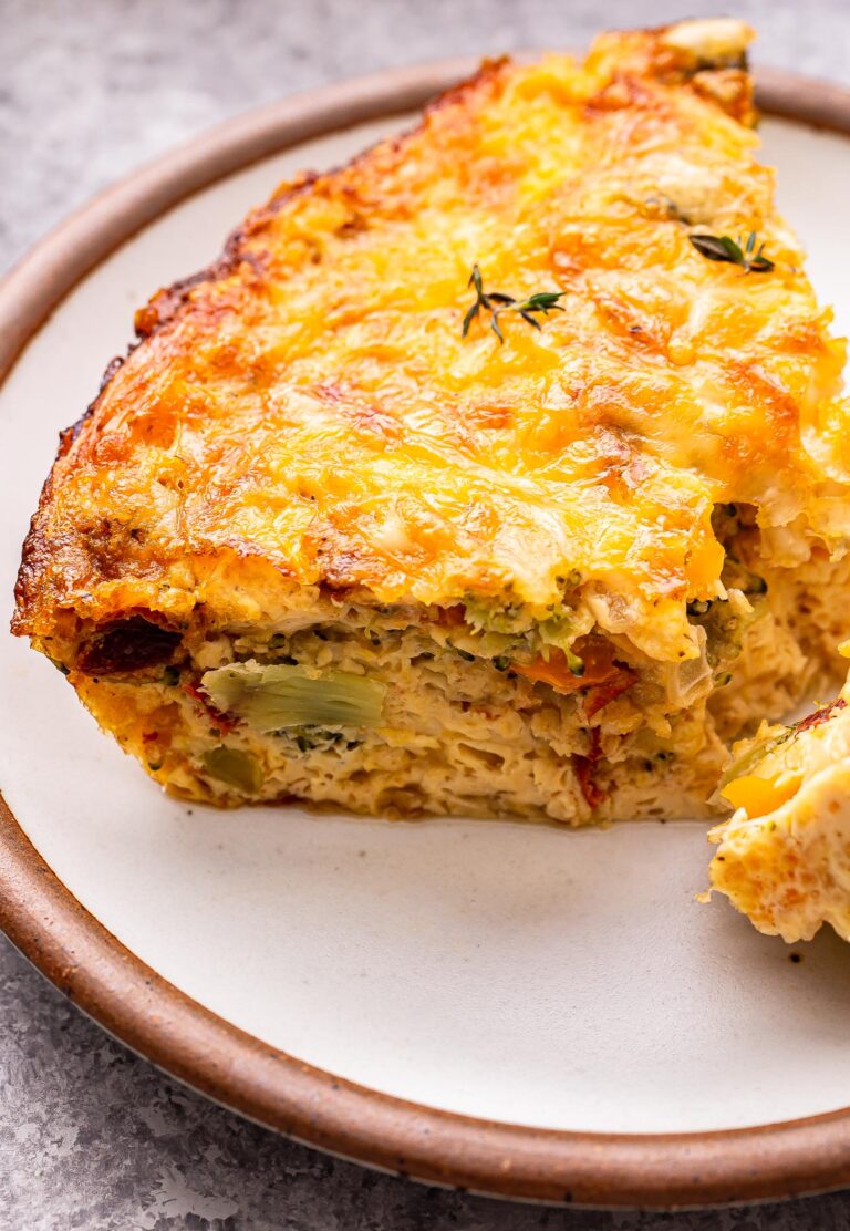 Crustless Vegetable Quiche - Recipe Runner