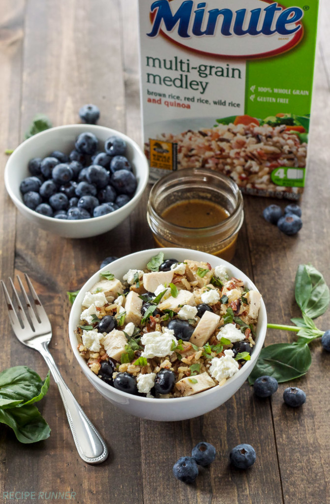 Blueberry Basil Rice Salad - Recipe Runner