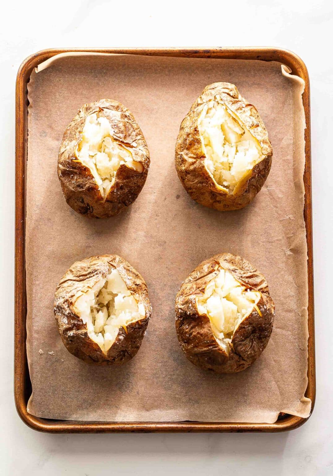 Cottage Cheese Baked Potatoes