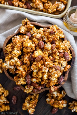 Honey Almond Caramel Corn - Recipe Runner