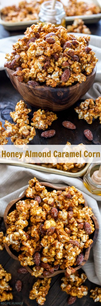Honey Almond Caramel Corn - Recipe Runner