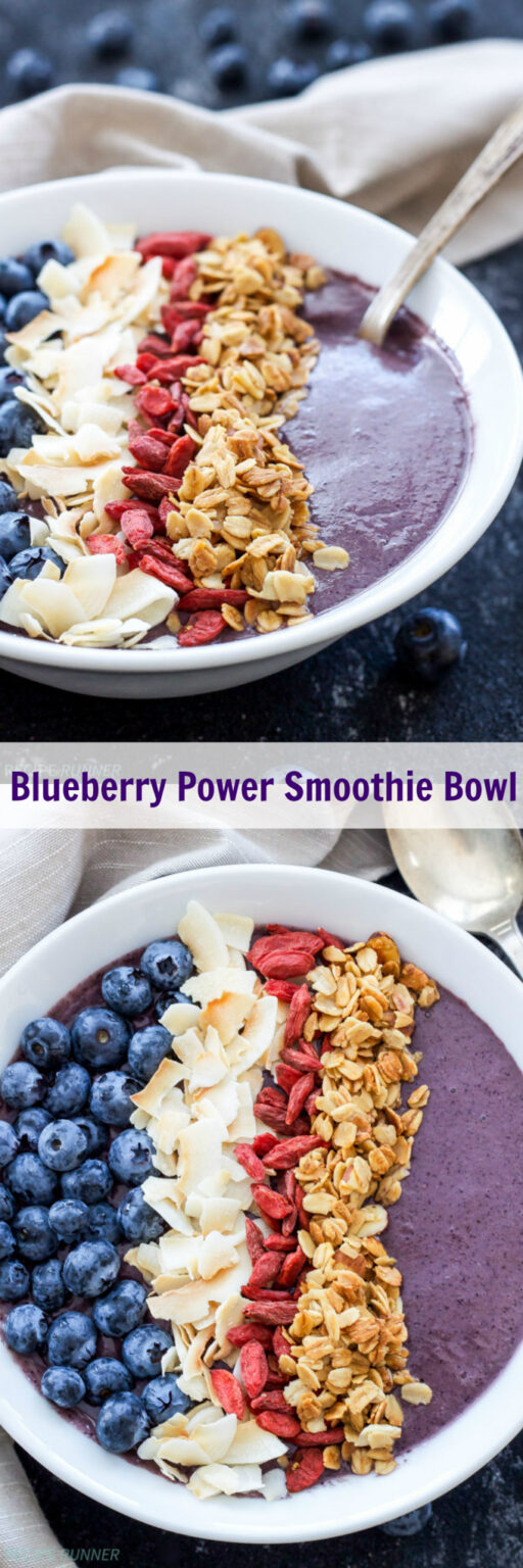 Blueberry Power Smoothie Bowl - Recipe Runner
