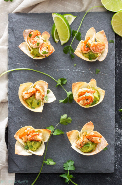 Tequila Lime Shrimp Taco Bites - Recipe Runner