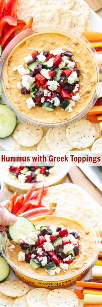 Hummus with Greek Toppings - Recipe Runner