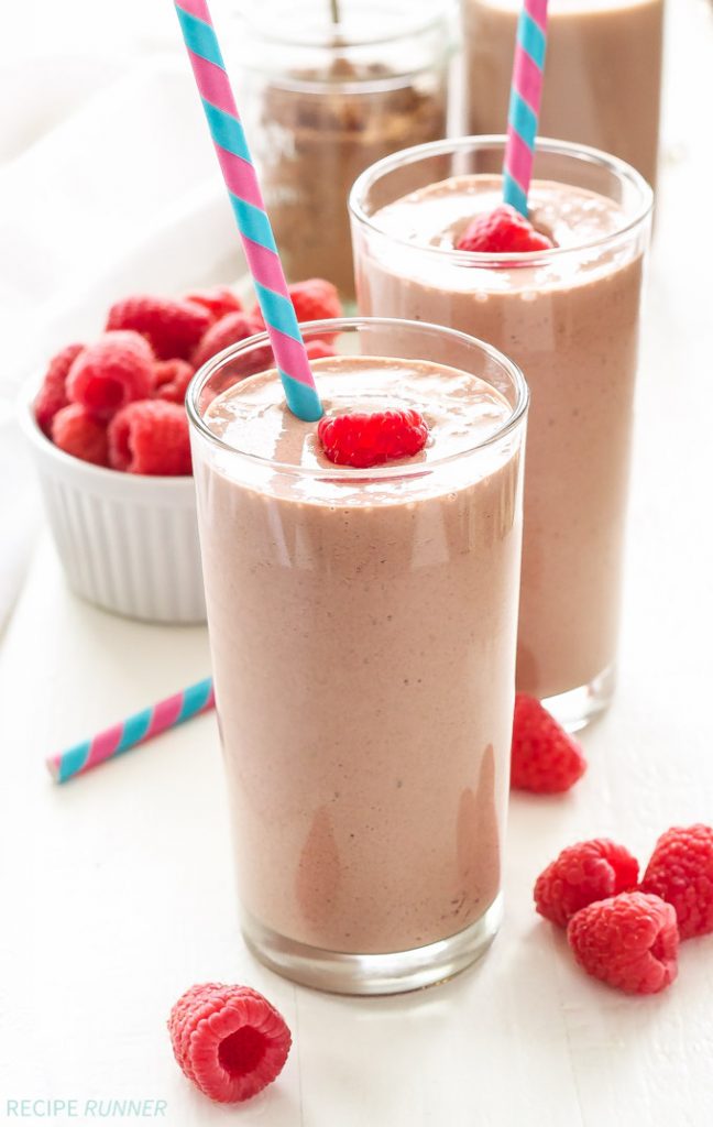 Chocolate Raspberry Smoothie - Recipe Runner