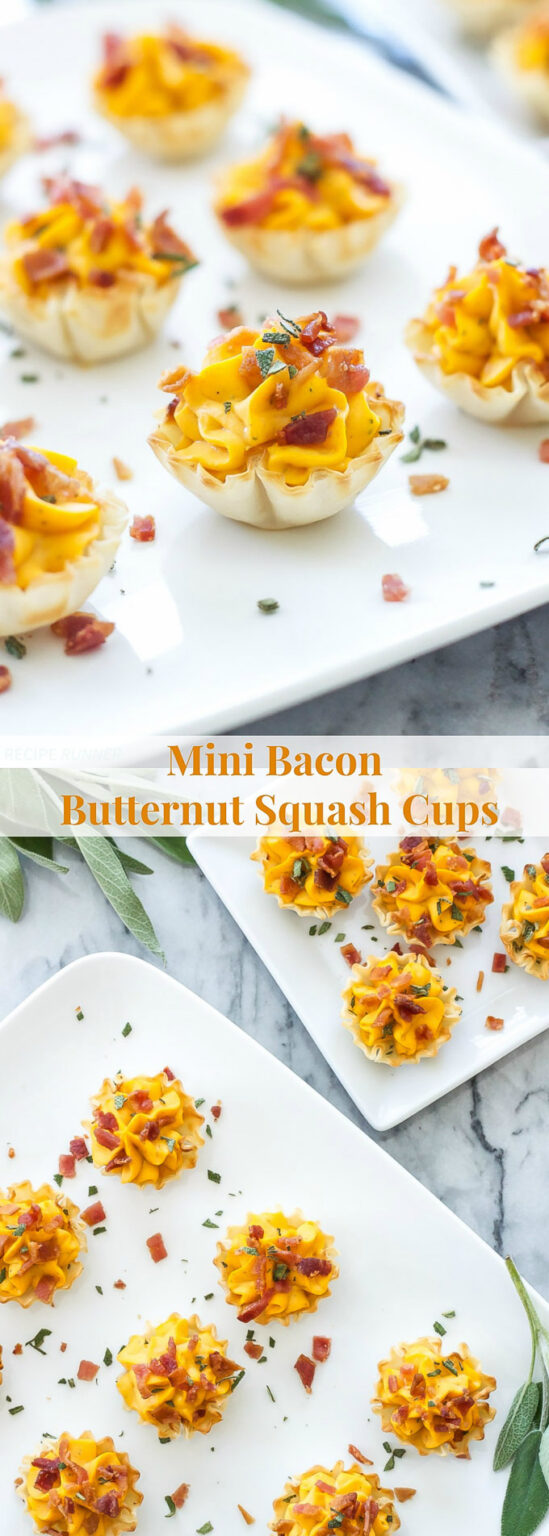 Mini Bacon Butternut Squash Cups - Recipe Runner