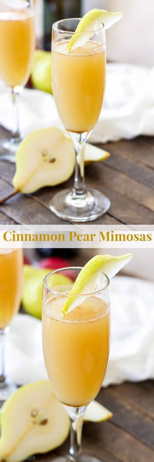 Cinnamon Pear Mimosas - Recipe Runner