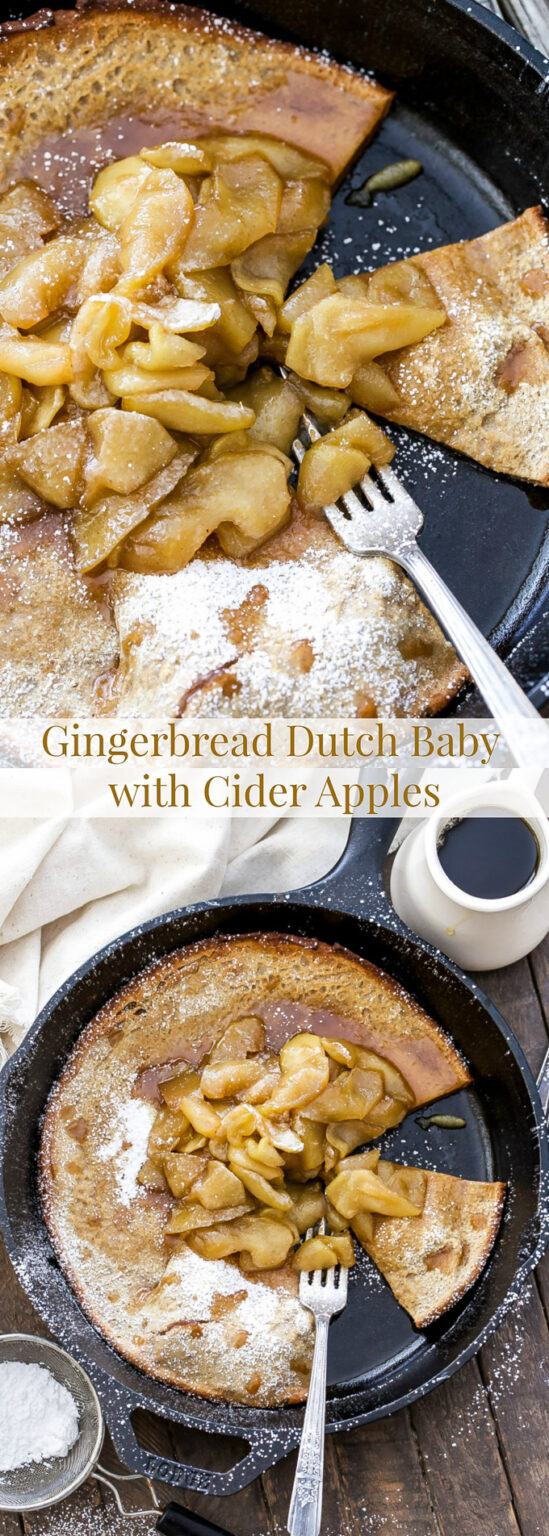 Gingerbread Dutch Baby with Cider Apples - Recipe Runner
