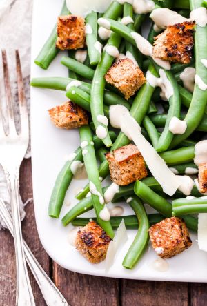 Green Bean Caesar Salad - Recipe Runner