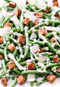 Green Bean Caesar Salad - Recipe Runner