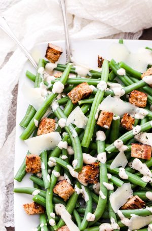 Green Bean Caesar Salad - Recipe Runner