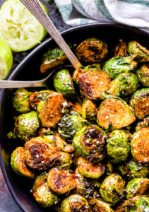 Chili Honey Lime Roasted Brussels Sprouts - Recipe Runner