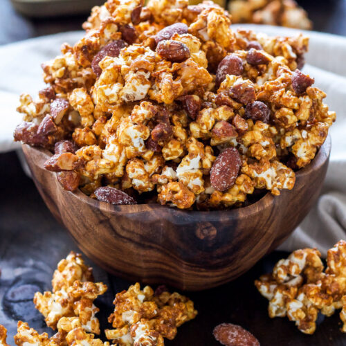 Honey Almond Caramel Corn - Recipe Runner
