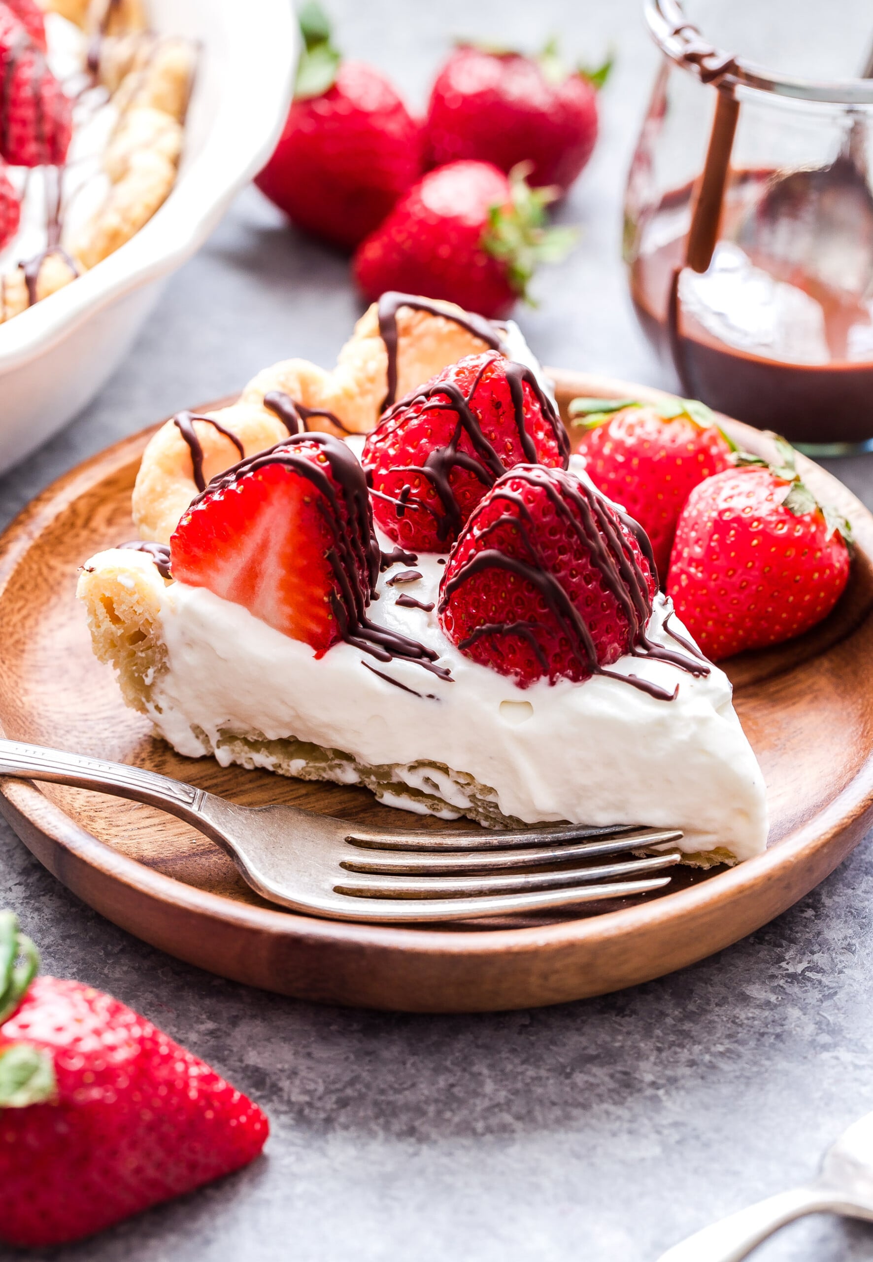 Chocolate Strawberry Cream Pie - Recipe Runner