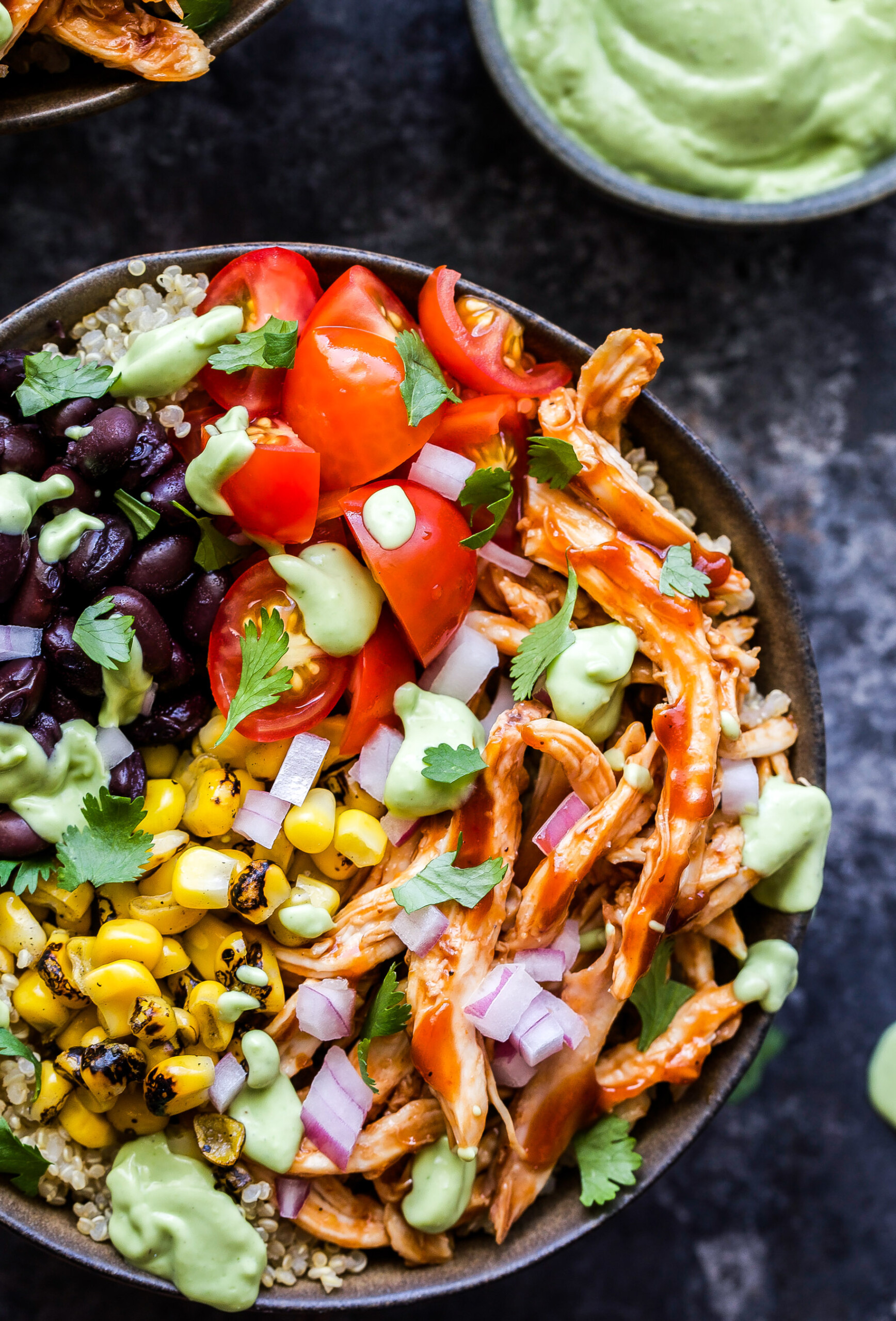 Barbecue Chicken Quinoa Bowls - Recipe Runner