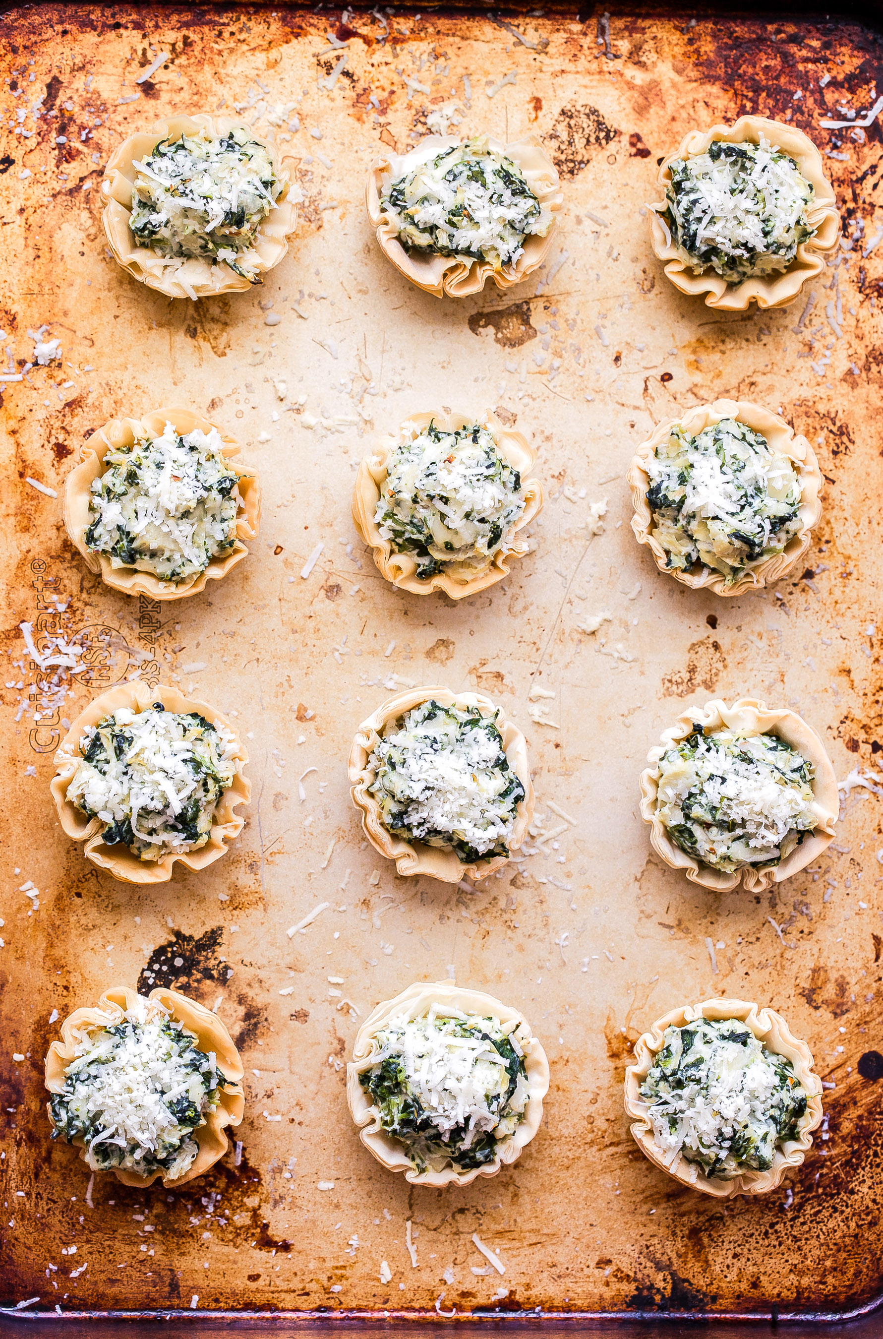Spinach Artichoke Dip Phyllo Cups Recipe Runner Spinach Artichoke Dip Phyllo Cups Recipe Runner