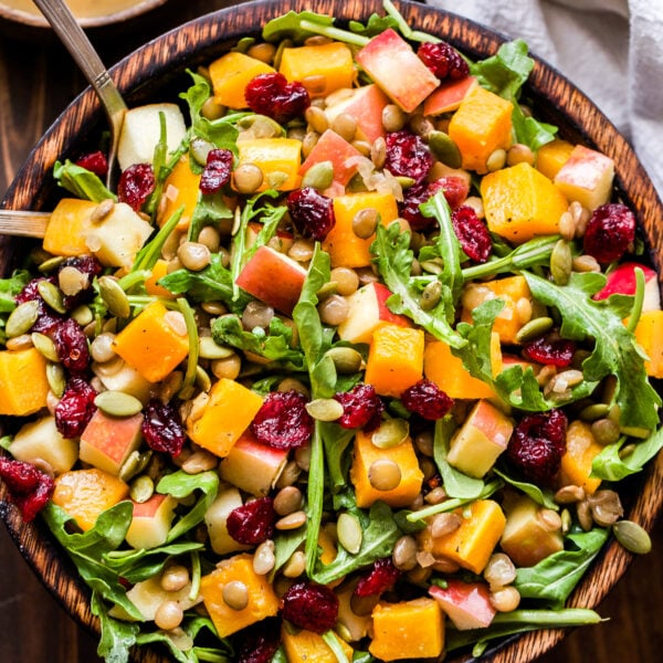 Roasted Sweet Potato Lentil Salad Recipe Runner
