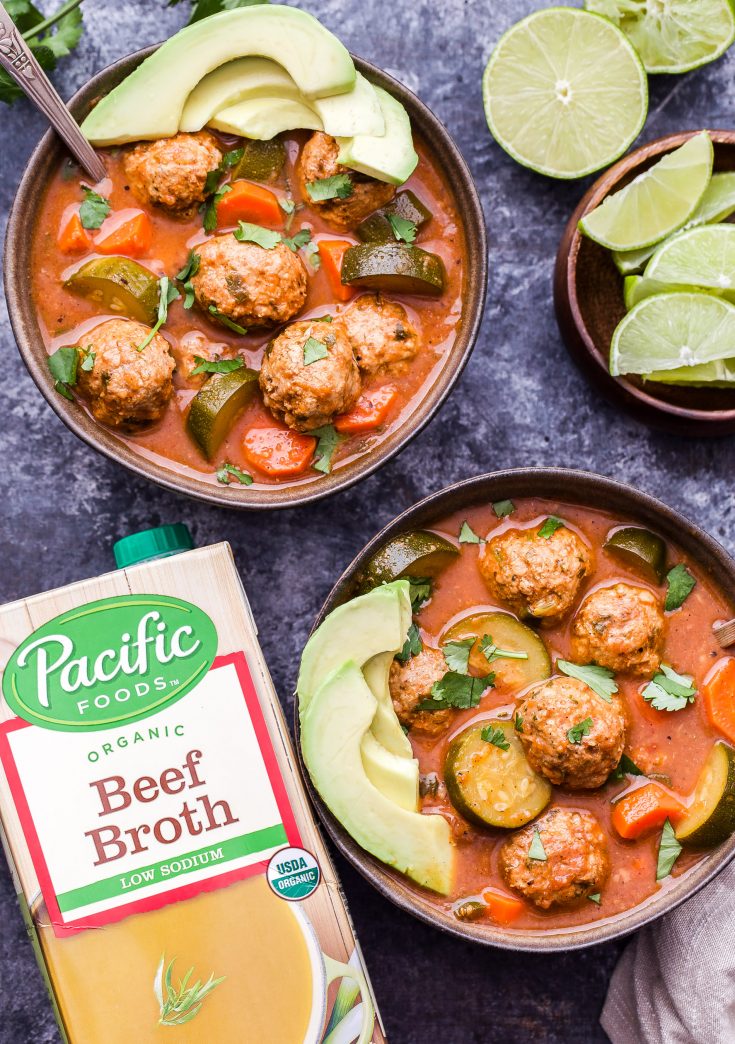 Mexican Meatball Soup - Recipe Runner
