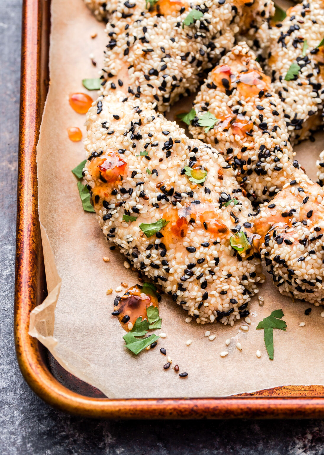 Sesame Crusted Chicken Tenders - Recipe Runner