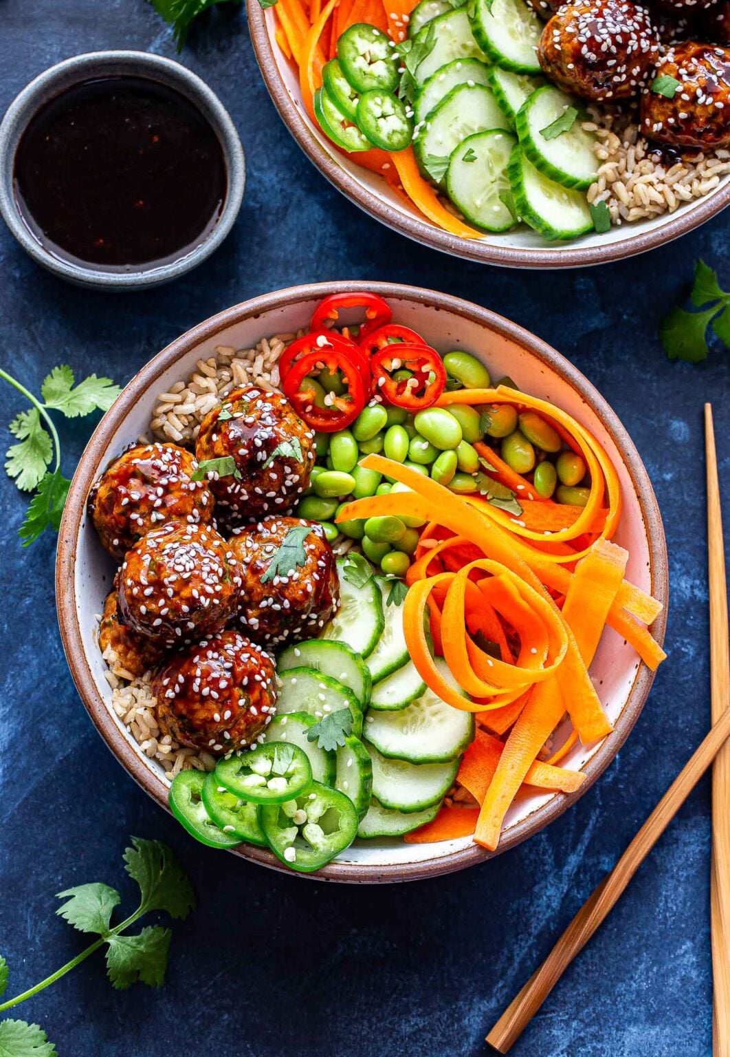 Asian Turkey Meatball Bowls - Recipe Runner