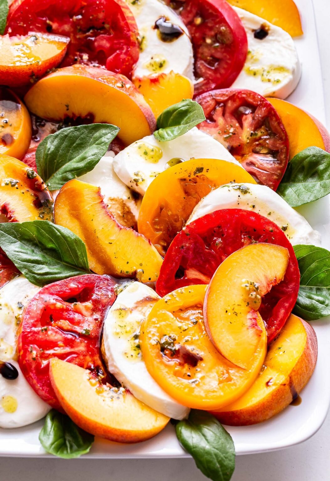 Peach Tomato Caprese Salad - Recipe Runner