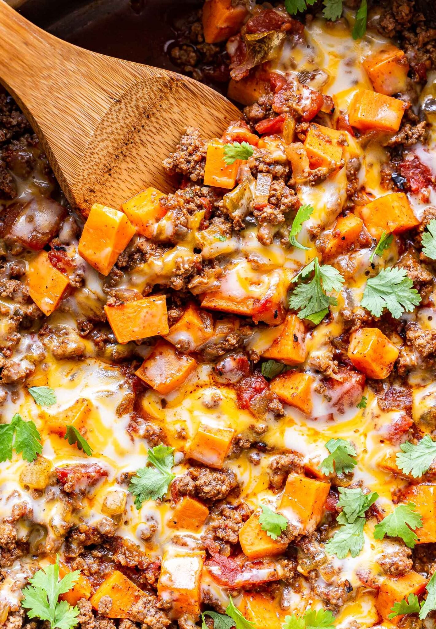 Southwest Ground Beef and Sweet Potato Skillet - Recipe Runner