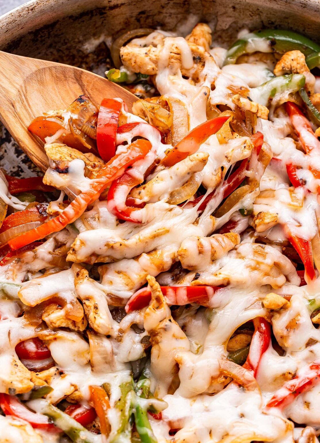 Chicken Cheesesteak Skillet - Recipe Runner