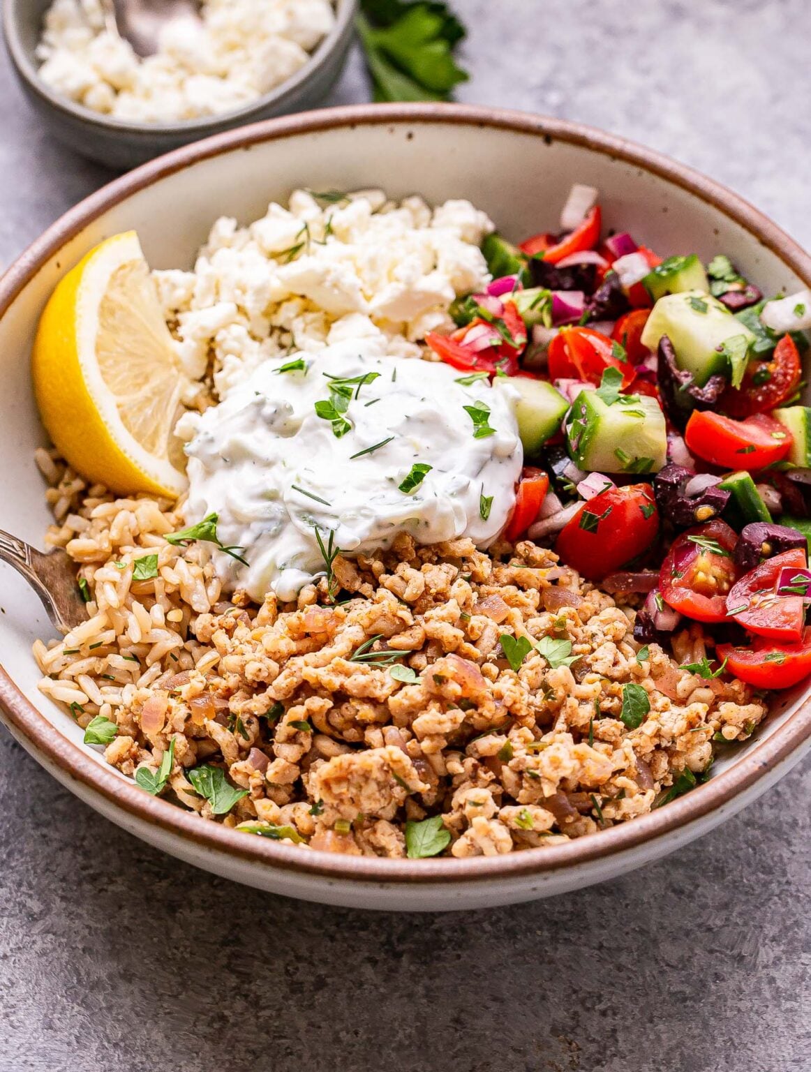 Greek Chicken Bowls