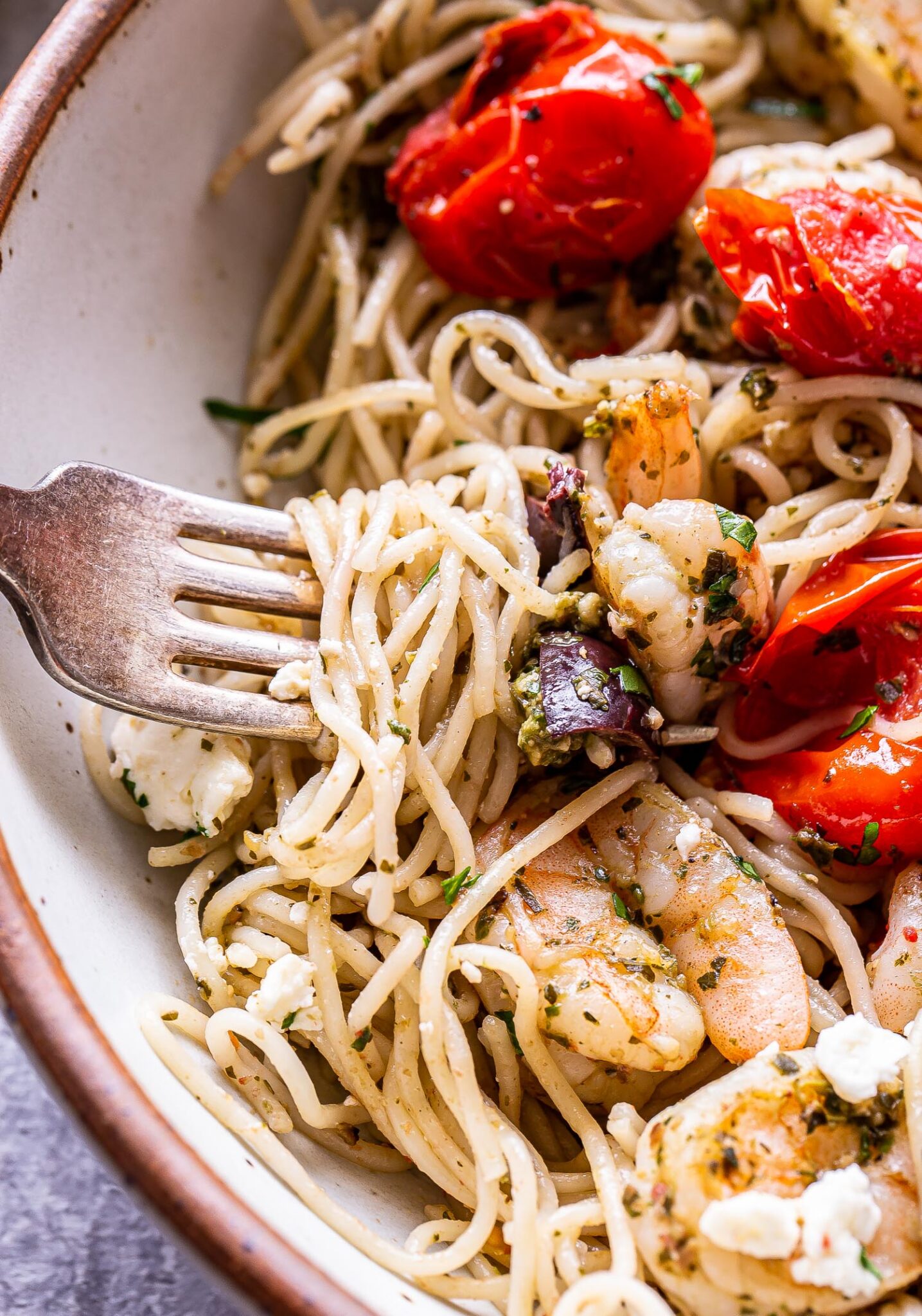 Grilled Shrimp Pesto Pasta - Recipe Runner
