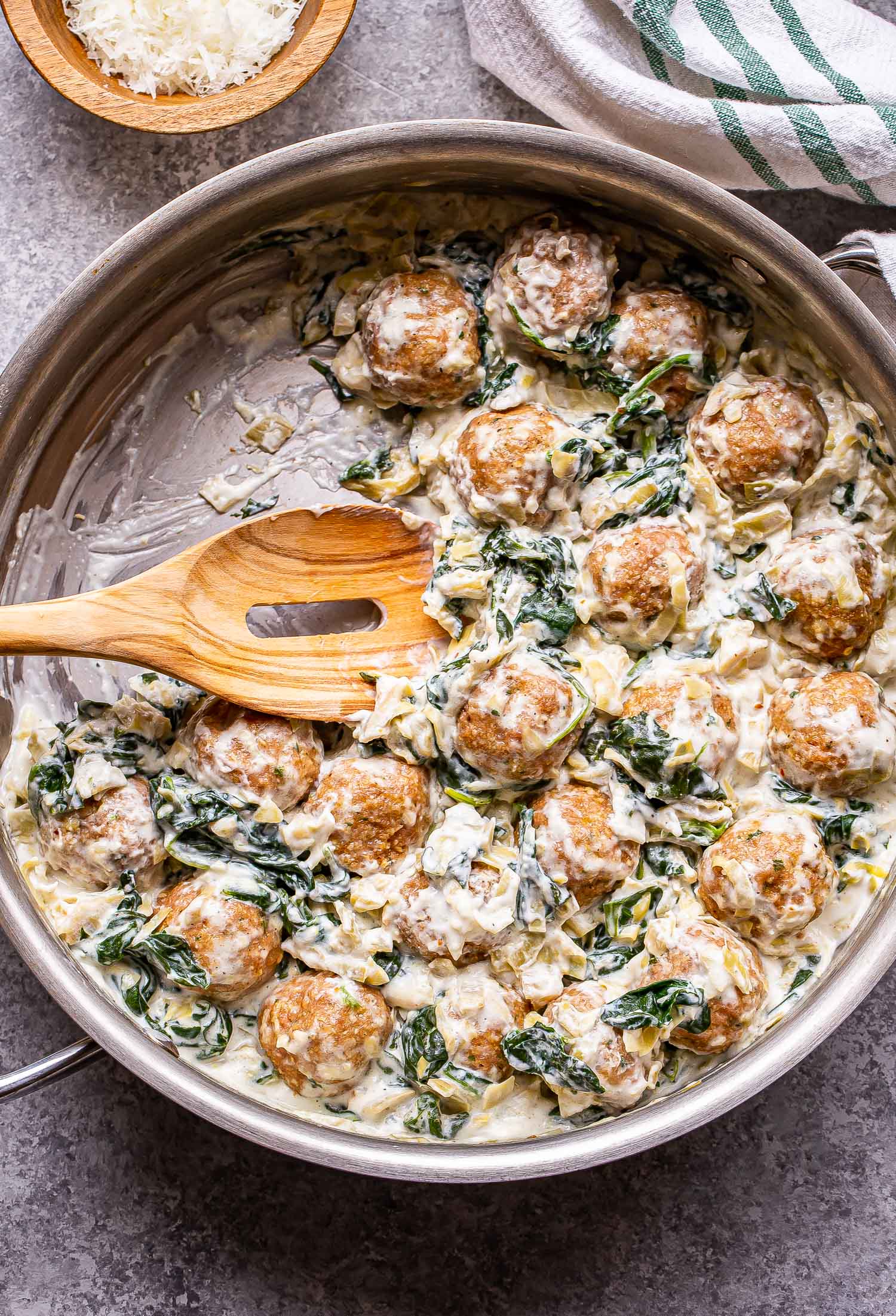 Spinach Artichoke Dip Meatballs - Recipe Runner