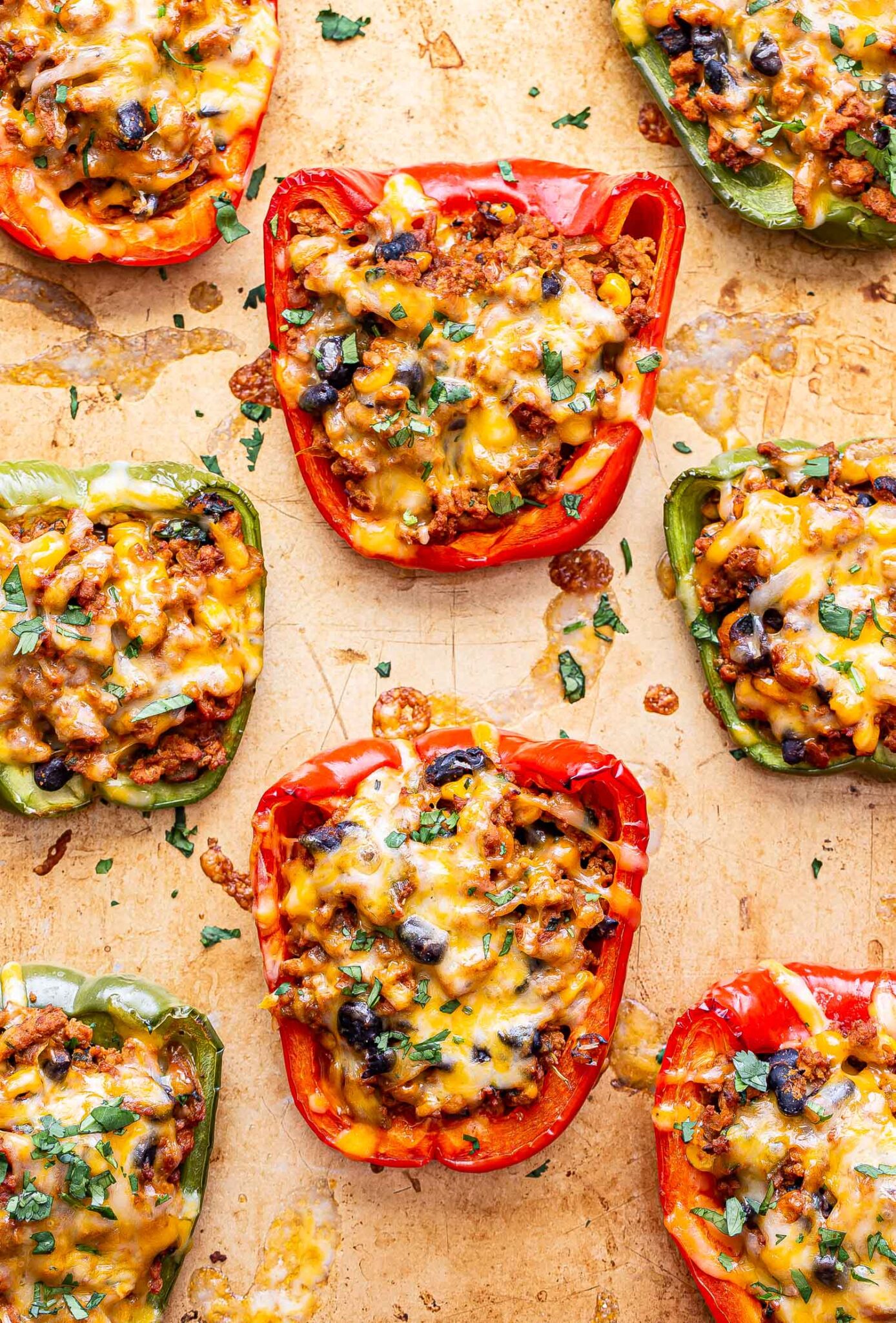 Taco Stuffed Peppers - Recipe Runner
