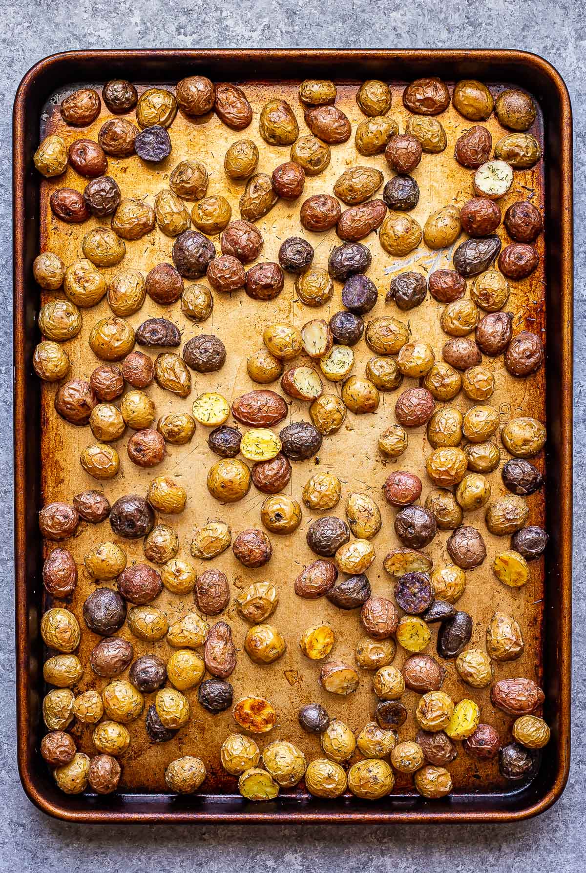 Herb Roasted Potatoes with Blue Cheese - Recipe Runner