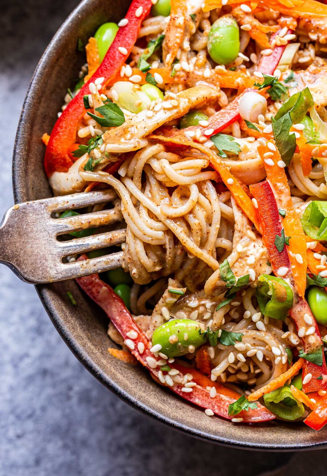Sesame Chicken Noodle Bowls - Recipe Runner