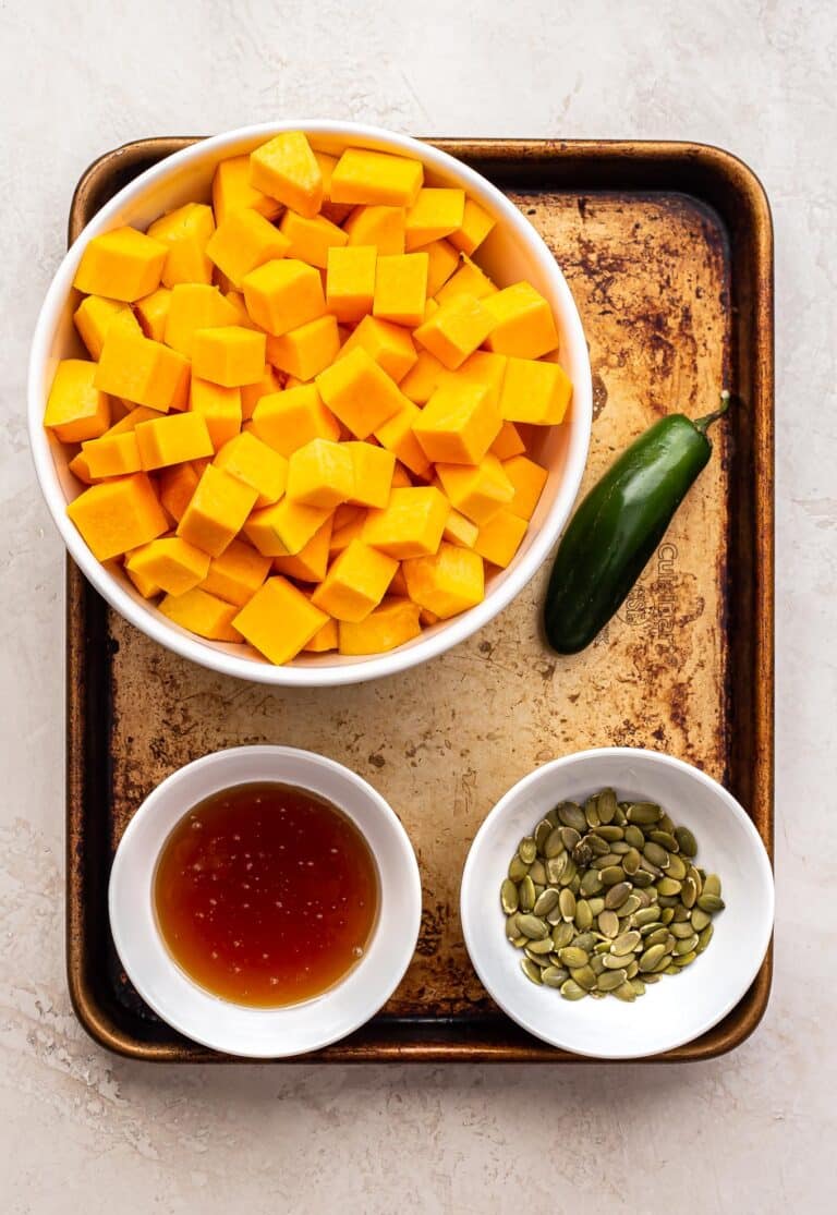 Hot Honey Roasted Butternut Squash - Recipe Runner