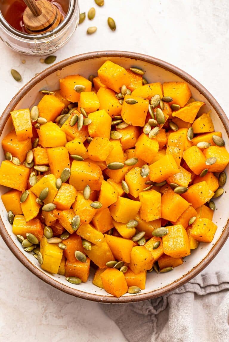 Hot Honey Roasted Butternut Squash - Recipe Runner