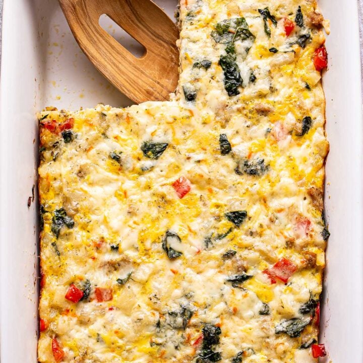 Sausage, Potato, and Kale Breakfast Casserole - Recipe Runner