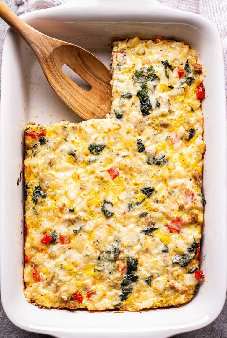 Sausage, Potato, and Kale Breakfast Casserole - Recipe Runner