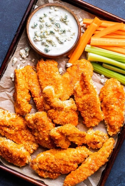 Baked Buffalo Chicken Tenders - Recipe Runner